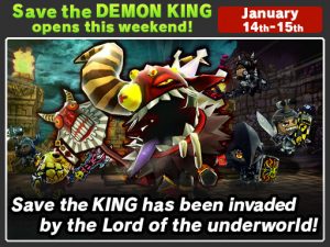 “Save the DEMON KING” is on! | Happy Wars